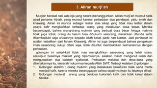 Aliran teologi islam | PPTX