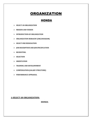 Assignment on HR practices of organization | PDF