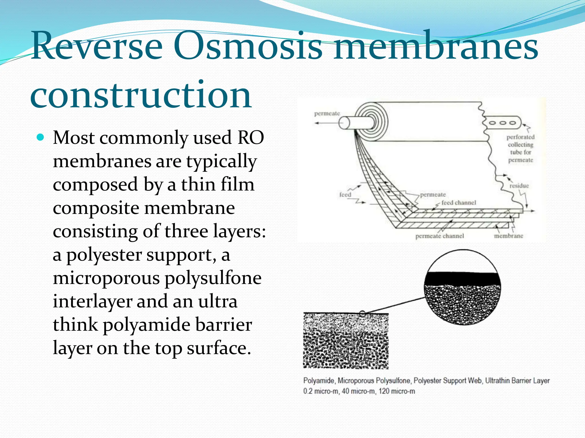 Membrane Separation Process (Water Treatment) | PPTX