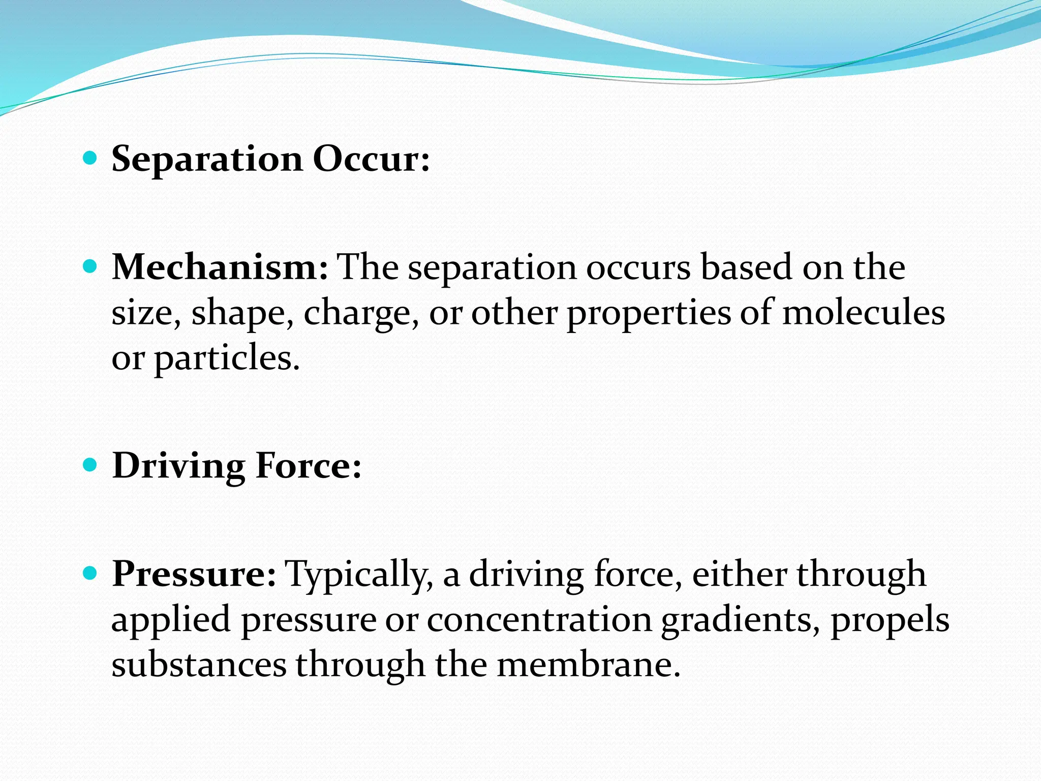 Membrane Separation Process (Water Treatment) | PPTX