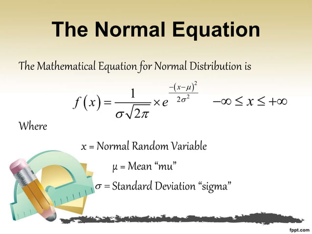Normal Probabilty Distribution and its Problems | PPT