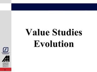 Value Studies’ Effectiveness Organizational Requirement | PPTX