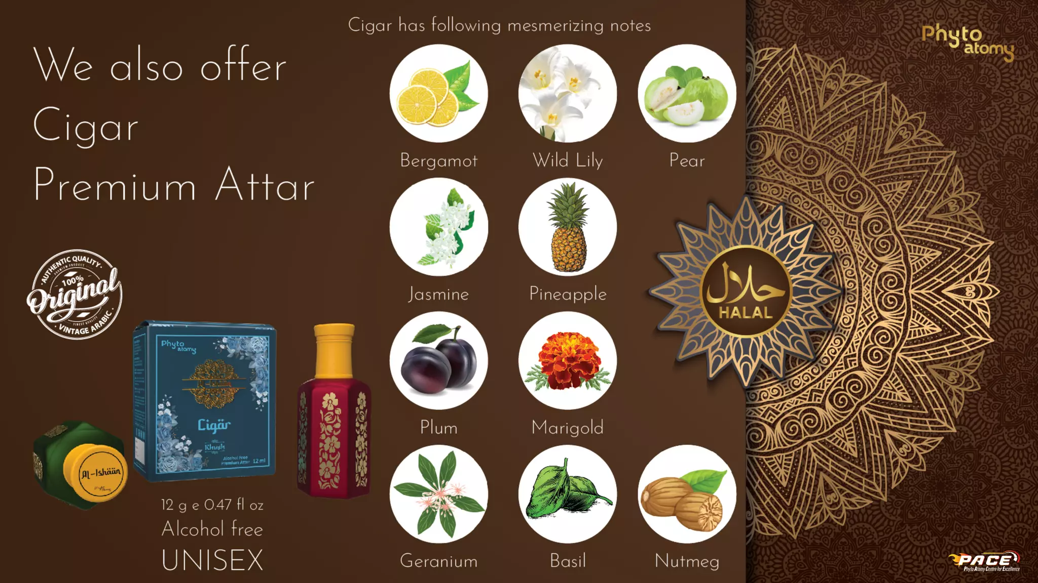 Al Ishaan Cigar Attar 12 ml & Attar Soap 50 gm by Phyto Atomy.pdf