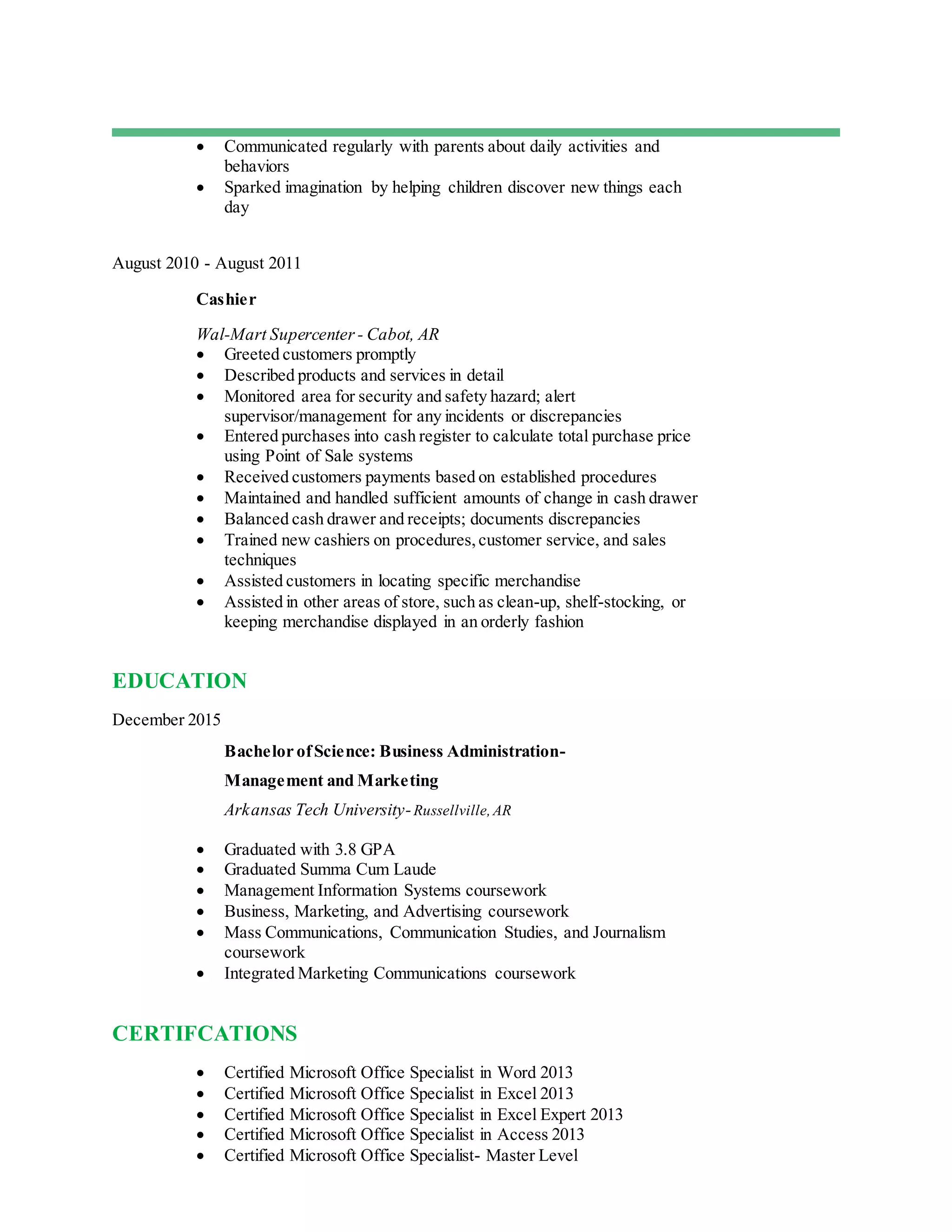 Alisha breeding2016resume | DOCX