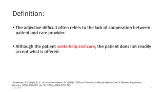 ali shagrawi - dealing with defecult patient.pptx