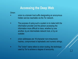 Ali shahbazi khojasteh - deep web | PPT