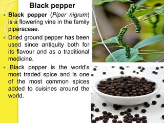 Major pests of Black Pepper,cinnamon and clove | PPTX