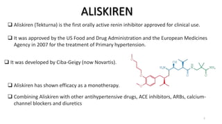Discovery of Aliskiren (Renin Inhibitor) | PPTX