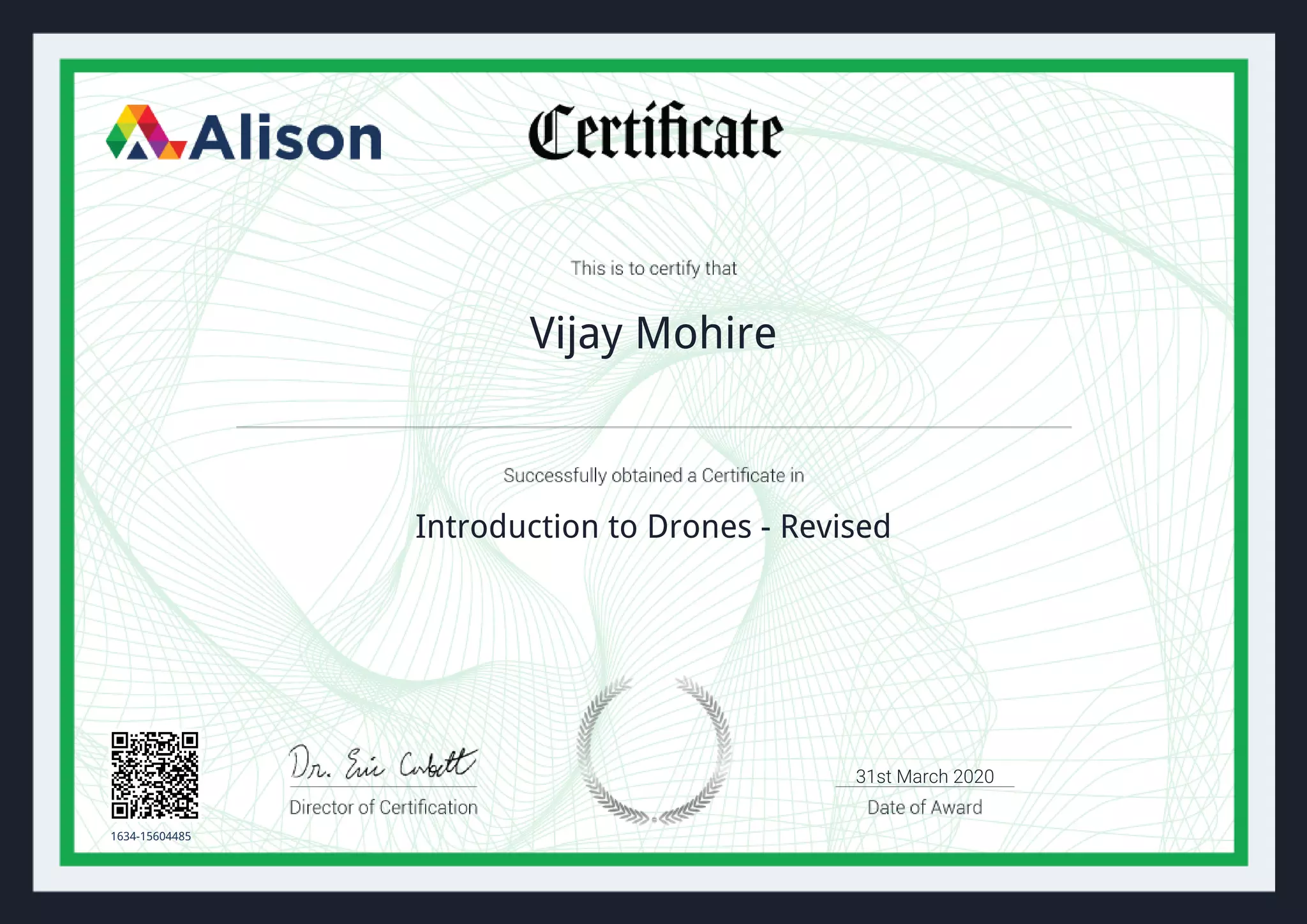 Alison certificate introduction to drones | PDF