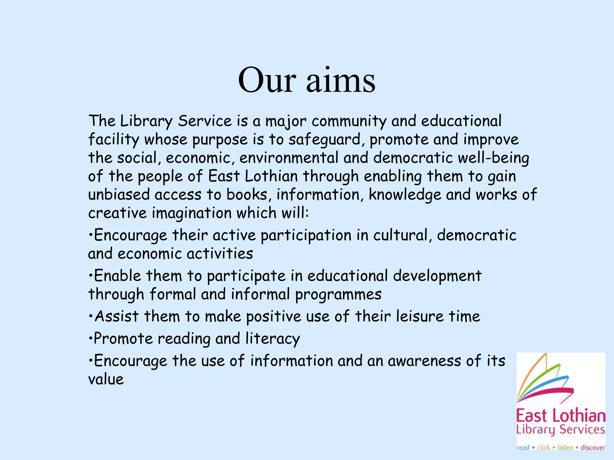 Branding the Library Service | PPS