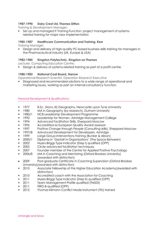 Alison Maxwell CV | DOCX