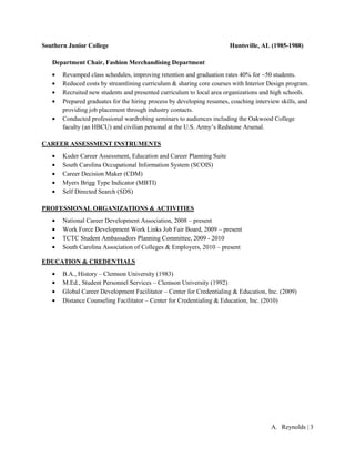 Alison November 2011 Resume | PDF