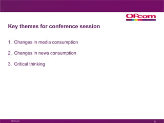 Alison Preston, Ofcom, UK - Ofcom’s media literacy research | PDF