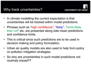 The Treatment of Uncertainty in Models | PPT