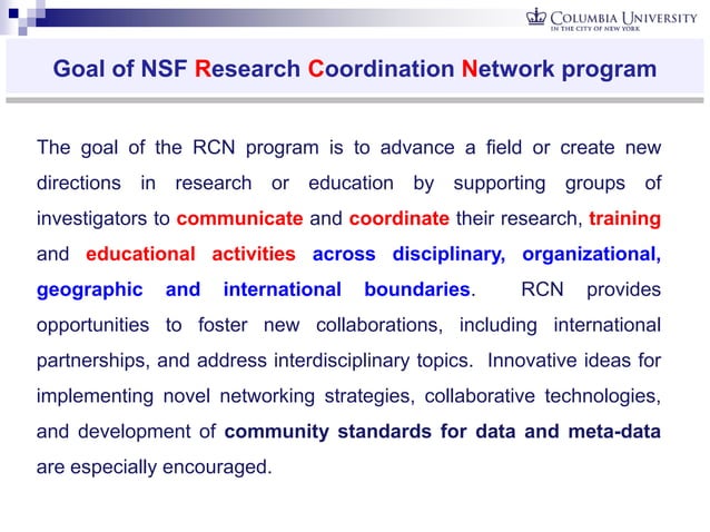 RCN-CCUS Research Coordination Network - CCUS - presentation given by Alissa Park at the UKCCSRC ...