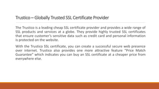 A List of Affordable SSL Certificate Providers 2016 | PPT
