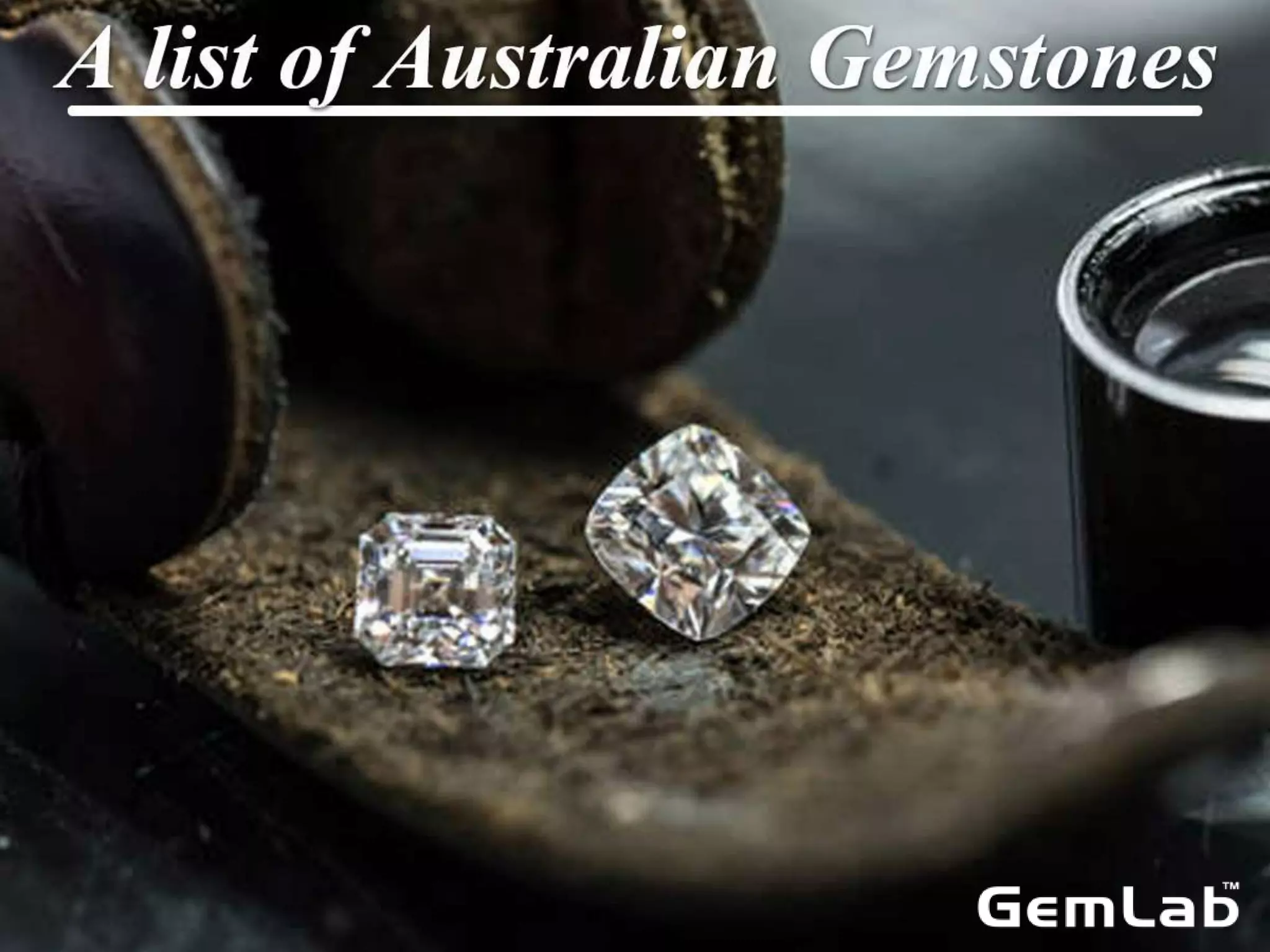 A List Of Australian Gemstone | PPT
