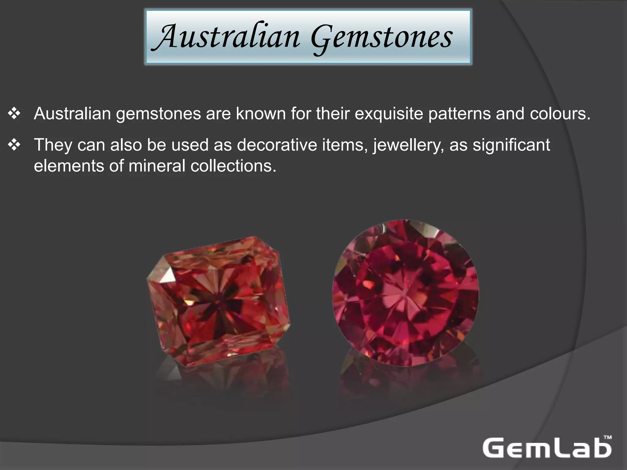 A List Of Australian Gemstone | PPT