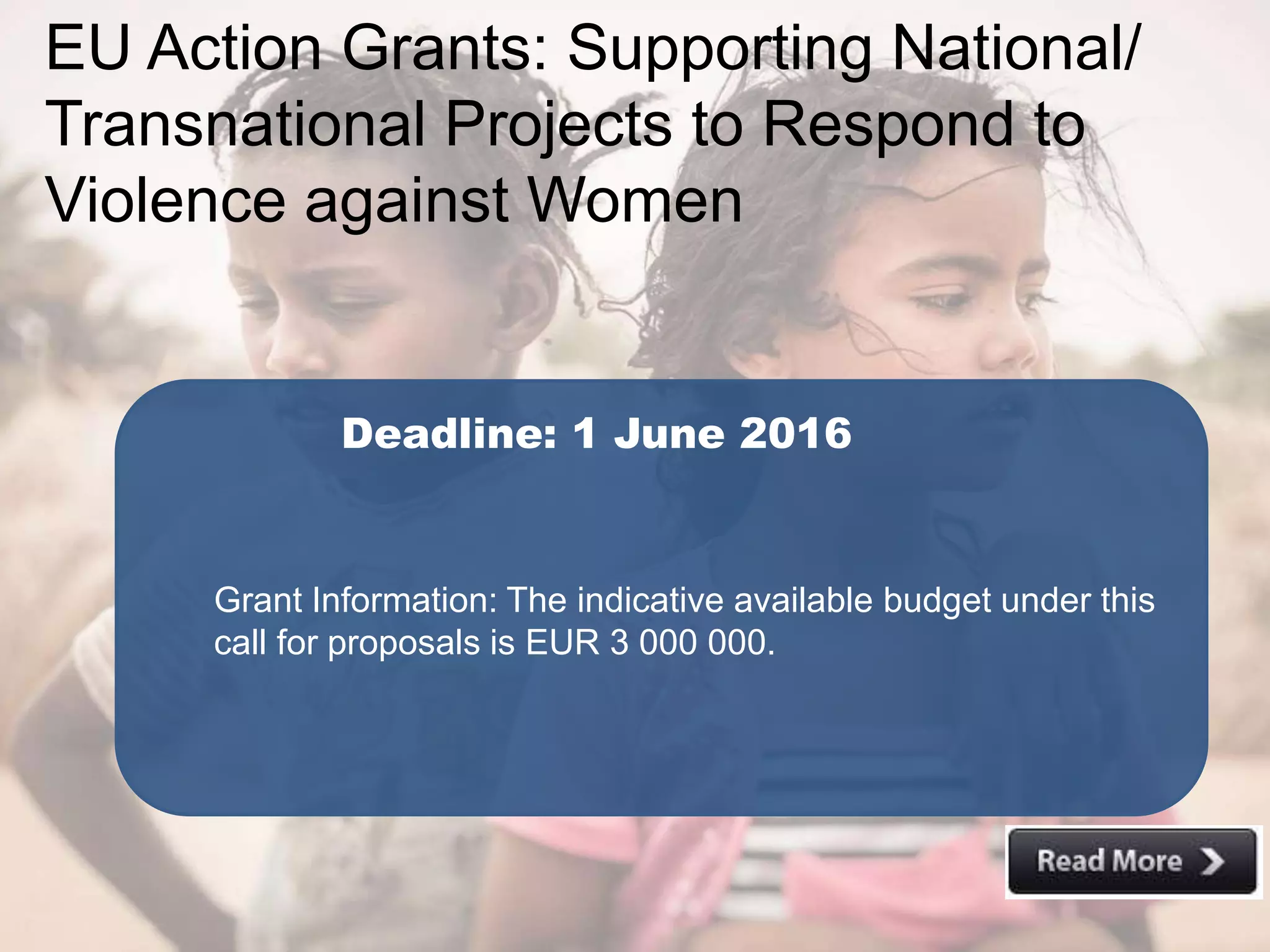 A List of Latest European Commission Grant Opportunities | PPT