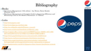Pepsi Inventory Management, Distribution Channels and Warehousing | PPSX