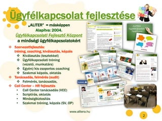 Alitera - Panaszból előny | PDF