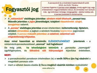 Alitera - Panaszból előny | PDF