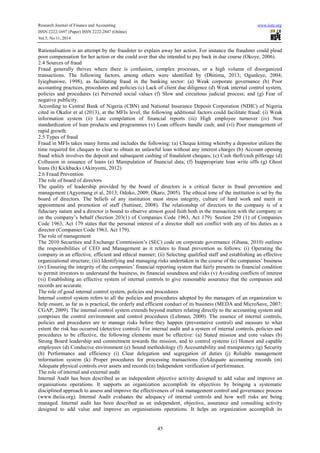 A literature review of fraud risk management in micro finance ...