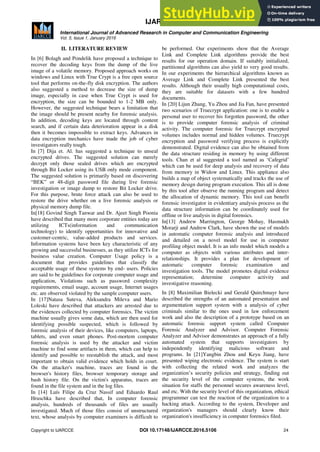 A Literature Review On Cyber Forensic And Its Analysis Tools | PDF