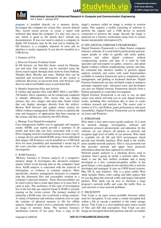 A Literature Review On Cyber Forensic And Its Analysis Tools | PDF