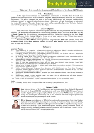 A Literature Review On Design Strategies And Methodologies Of Low Power ...