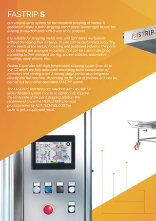 Fastrip S - Spray system for the chemical stripping of metals | PDF