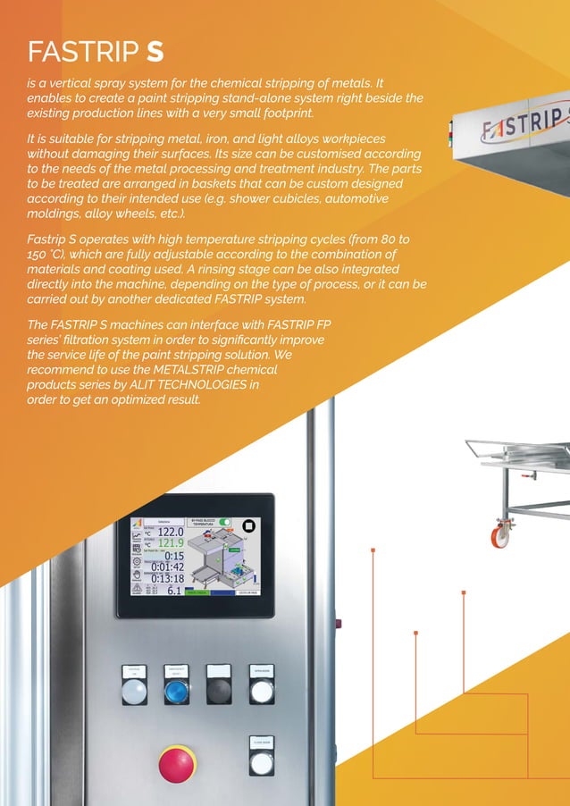 Fastrip S - Spray system for the chemical stripping of metals | PDF