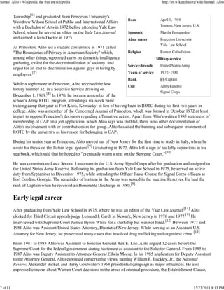 JUSTICE SAMUEL ALITO (Wikipedia Info) | PDF