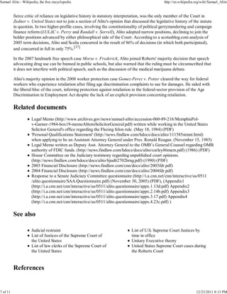 JUSTICE SAMUEL ALITO (Wikipedia Info) | PDF