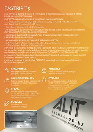 Fastrip T5: Vasca per la sverniciatura chimica ad immersione | PDF