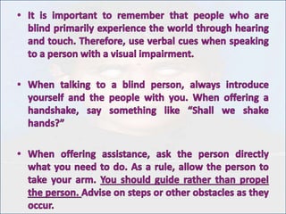 A Little about Disability Etiquette | PPTX