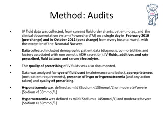 Rachael Worthington - A Point Prevalence Study of Paediatric IV Fluids ...