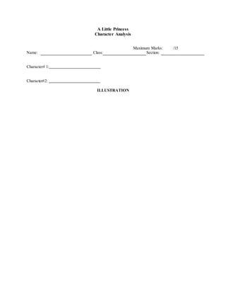 A little princess | DOCX