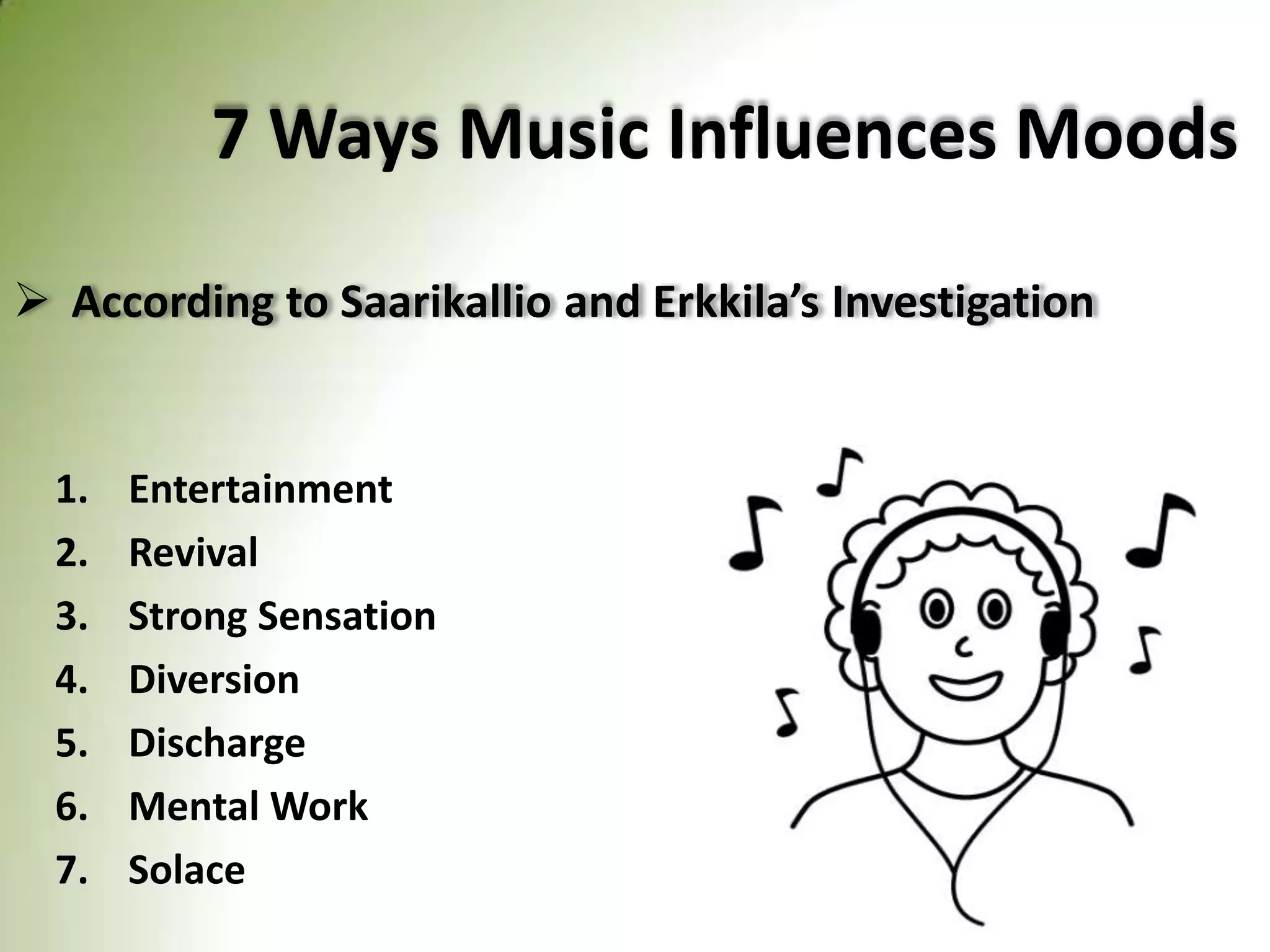 how does music influence people (ALIV- BANGLADESH) | PPTX | World ...