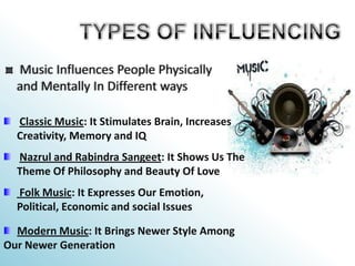 how does music influence people (ALIV- BANGLADESH) | PPTX