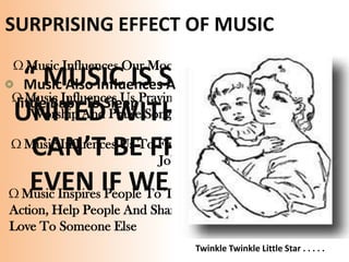 how does music influence people (ALIV- BANGLADESH) | PPTX