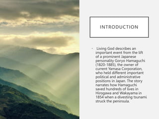 A Living God by Patrick Lafcadio Hearn | PPTX
