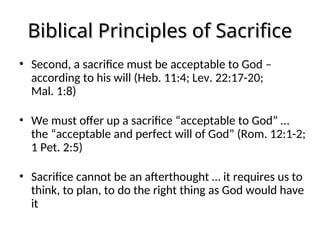 A Living Sacrifice.ppt We must offer up a sacrifice that costs | PPT