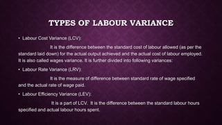 Labour variance analysis | PPTX