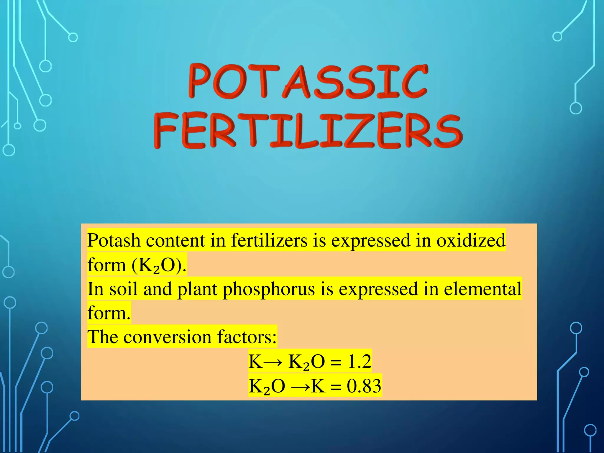 Introduction to Fertilizers | PDF