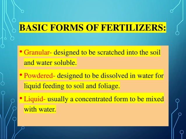 Introduction to Fertilizers | PDF