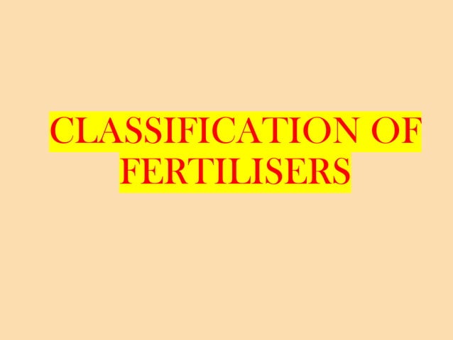 Introduction to Fertilizers | PDF