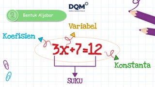 PPT MATERI ALJABAR KELAS 7 MENGGUNAKAN TGT | PPTX