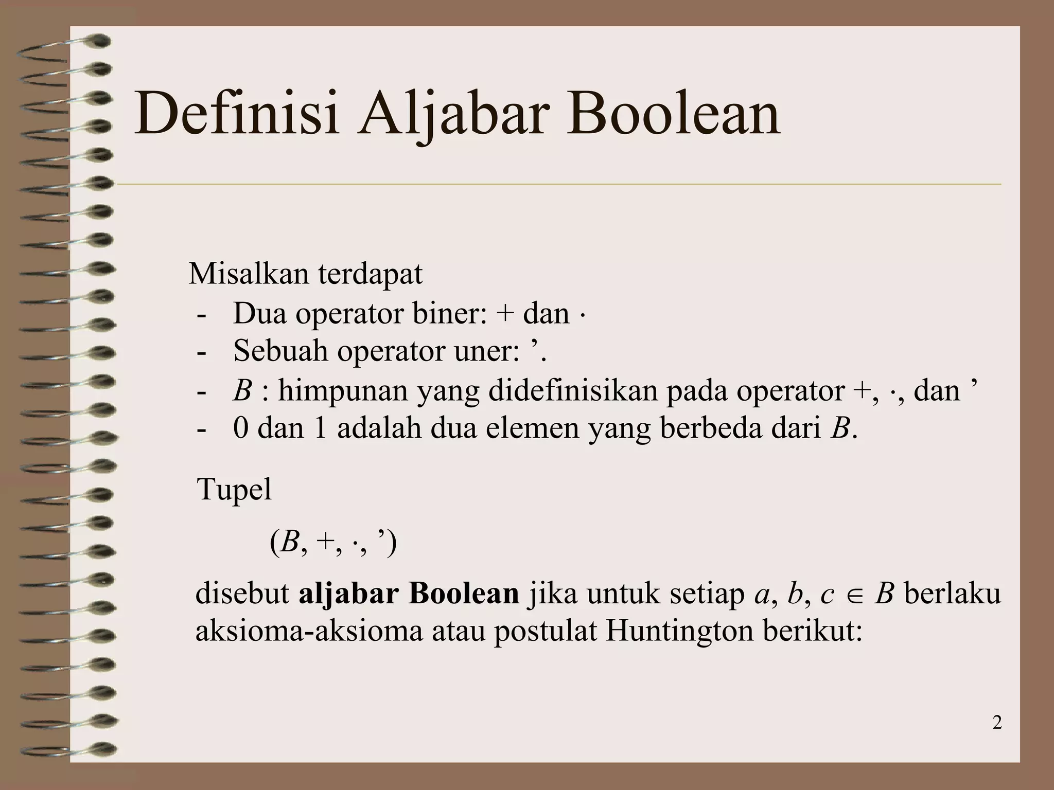 Aljabar boolean(1) | PDF