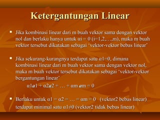 Aljabar linear-2 | PPT